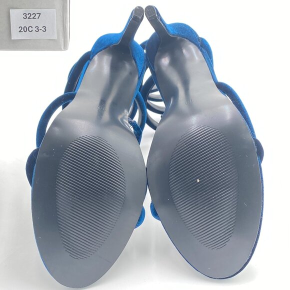 Miss Left | Shoes | Miss Left Ankle Strappy Sandals Soft Velvet Open ...